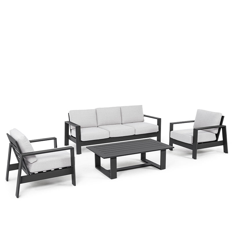 Andrea Bizzotto Salotto da esterni Baltic in Alluminio Antracite – Le Gioie