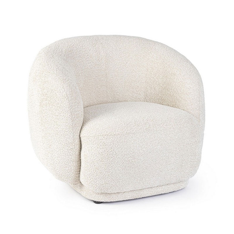 Andrea Bizzotto Tecla Natural Bouclè Armchair – Le Gioie