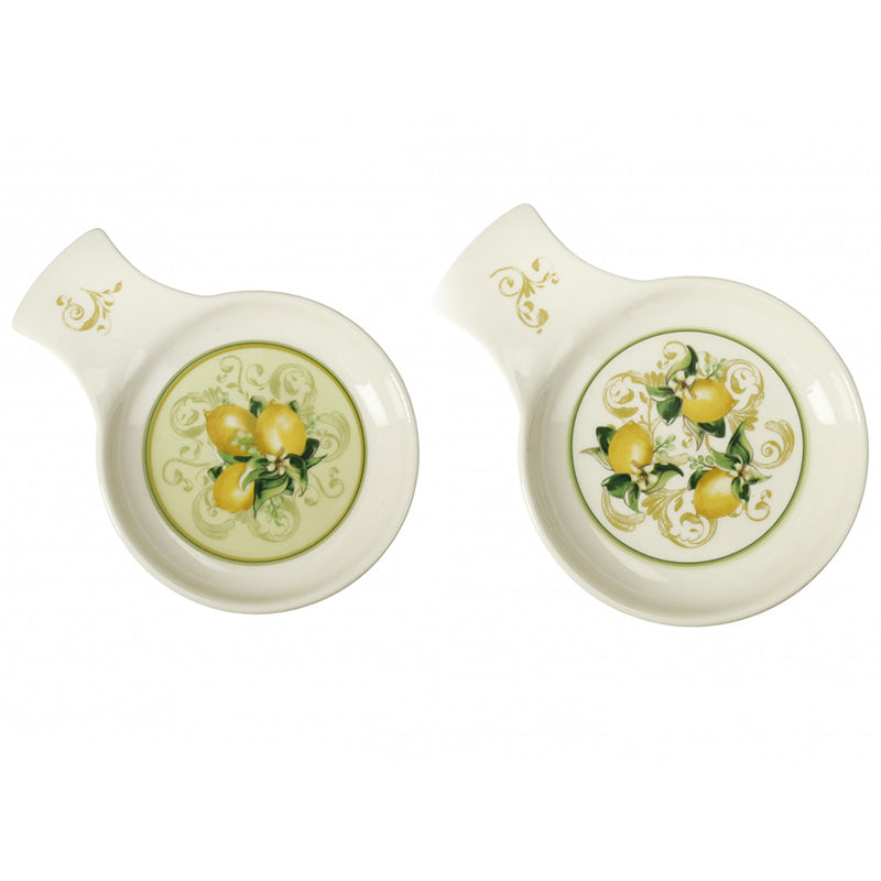 Brandani Set 2 Vassioietti Eclettico Limoni 10x14 cm in Porcellana – Le ...