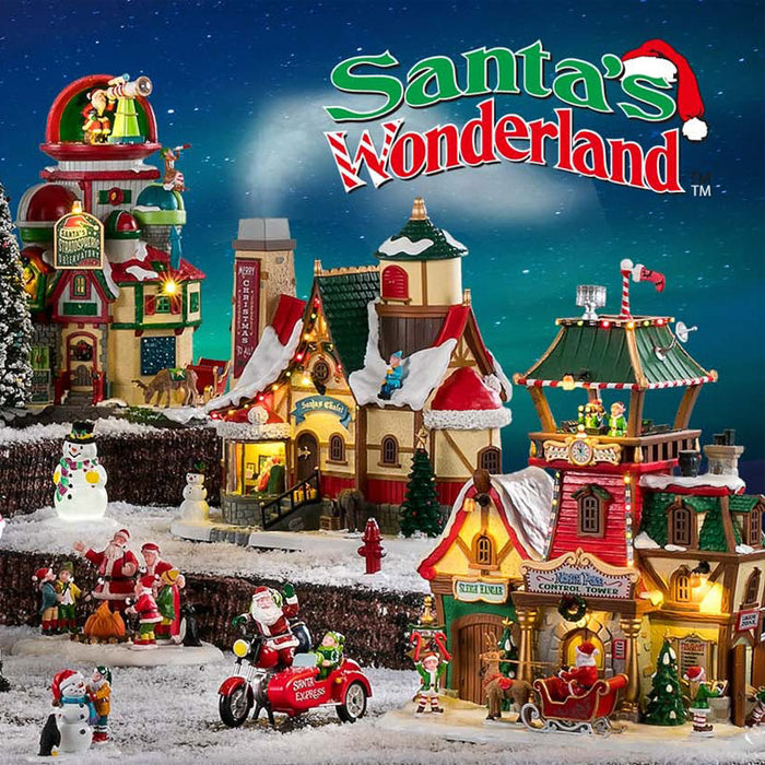 Lemax Santa's Chalet Lights and Smoke — Le Gioie