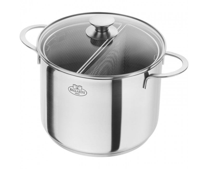Ballarini Pot for Pasta 2 Wedges with Lid 24 cm – Le Gioie